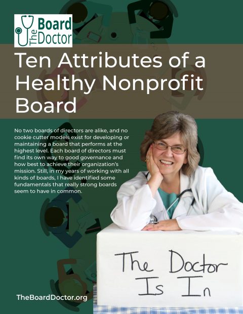 The Board Doctor | Resources and Support for Board Members of Small ...